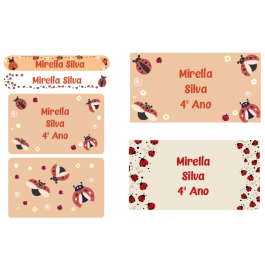 Kit Ensino Fundamental TagLab Etiquetas Adesivas Personalizadas | TagLab